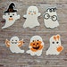 Pack of 6 Waterproof Vinyl Ghost Stickers Cute Halloween - Etsy