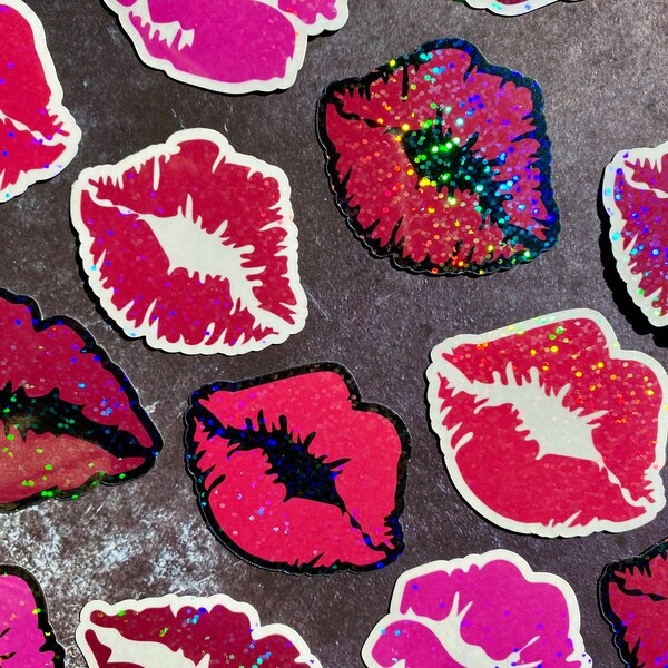 Stickers for Kisses - Etsy