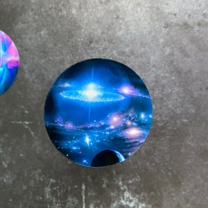 Pack of 12 Waterproof Vinyl Cosmo Stickers, Astronomy Galaxy Space ...