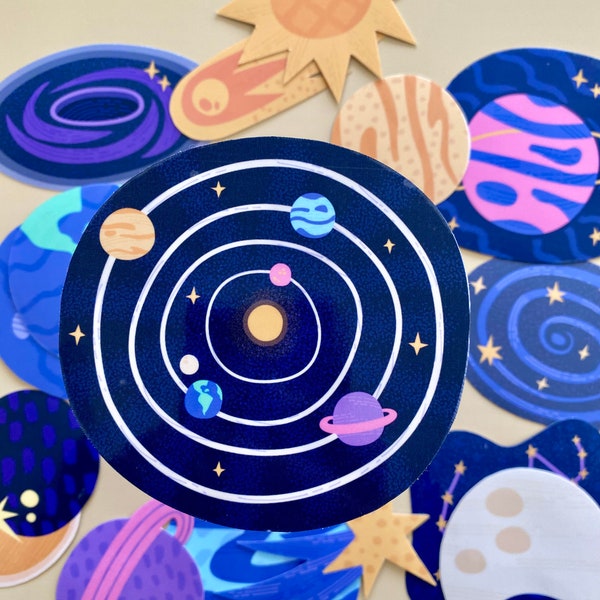 Space Stickers - Etsy