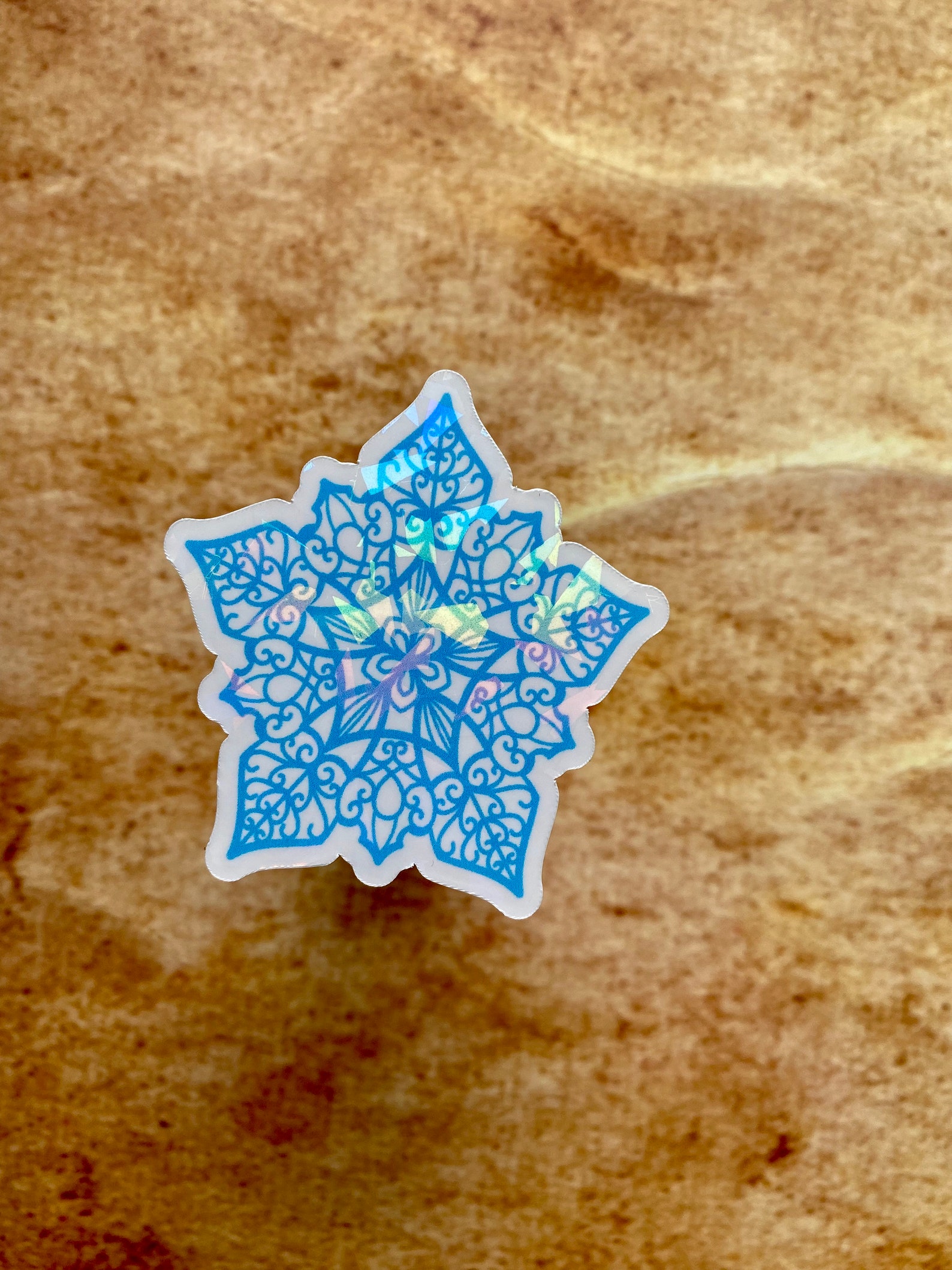 Pack of 5 Waterproof Vinyl Snowflake Stickers Winter Sticker - Etsy