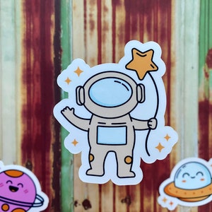 Pack of 10 Waterproof Vinyl Galaxy Space Stickers, Science Sticker Pack ...