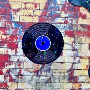 Pack of 20 Waterproof Vinyl Retro Record Stickers, Vintage Groovy Vinyl ...