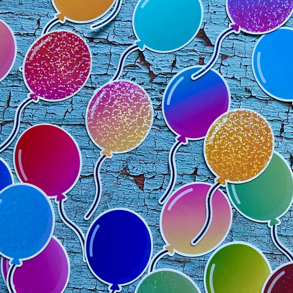 Balloon Stickers - Etsy