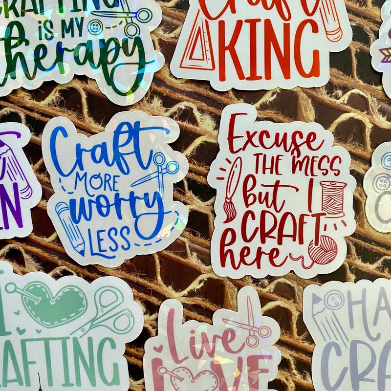 Crafting Stickers - Etsy