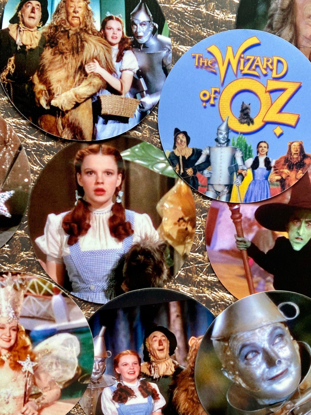 Pack of 12 Waterproof Vinyl Wizard of Oz Stickers, Vintage Fandom ...