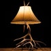 Medium 3-4 Antler Mule Deer Table Lamp | Rustic Country Home Farmhouse ...