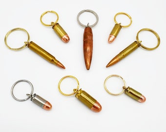Bullet Key Chain - Etsy