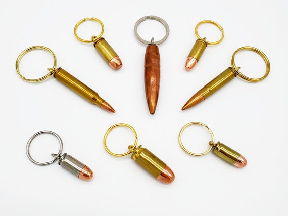 Bullet Key Chain - Etsy