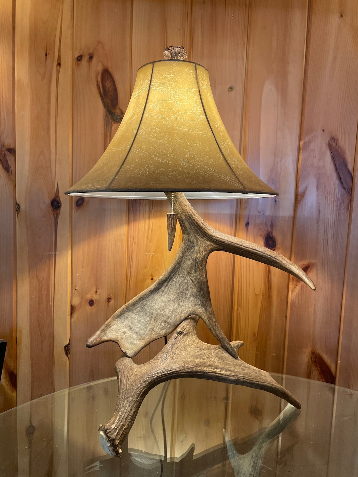 Medium Moose Antler Table Lamp Rustic Décor Country Home - Etsy