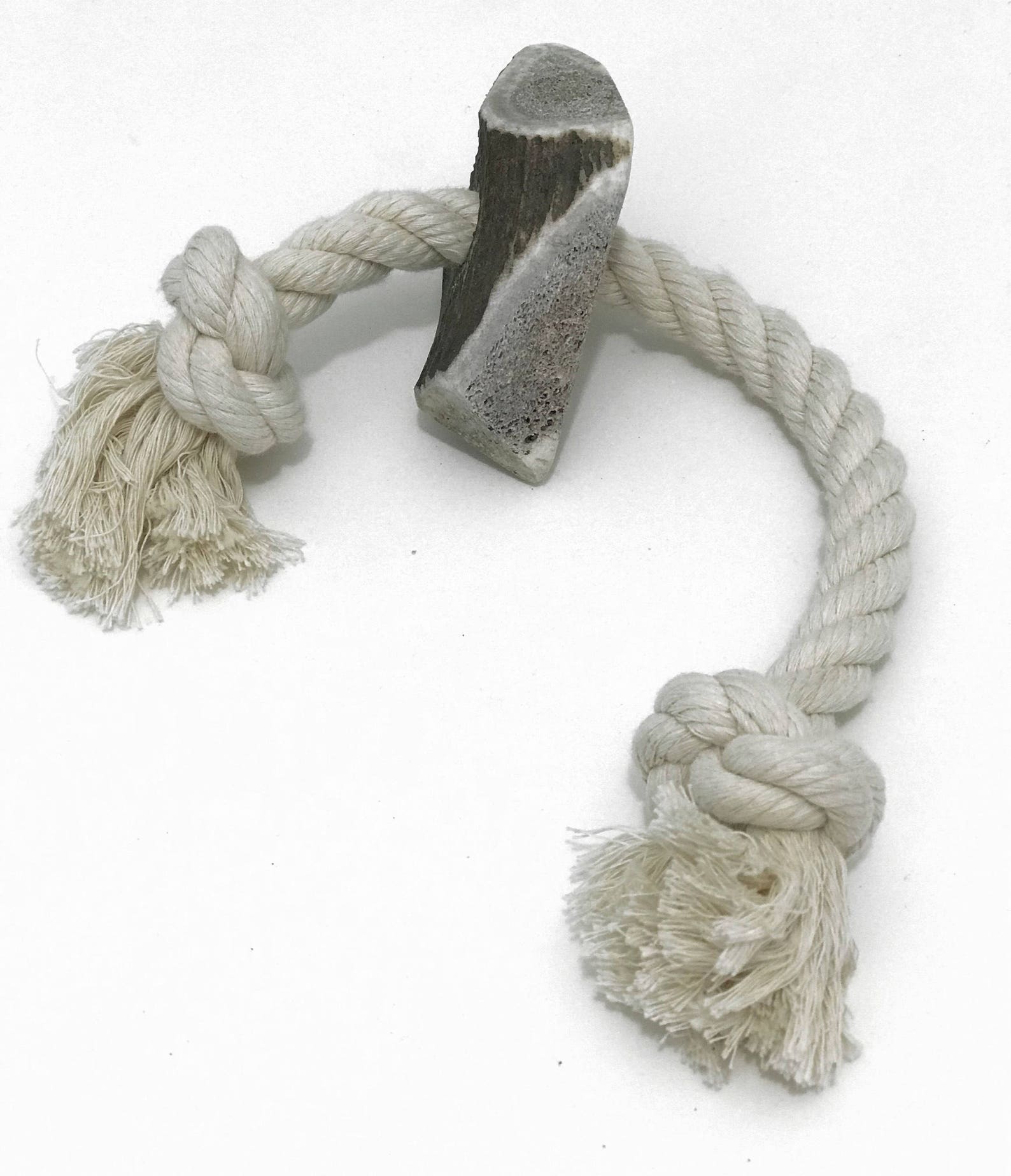 Large Elk Antler Split Rope Toy All Natural Grade A - Etsy