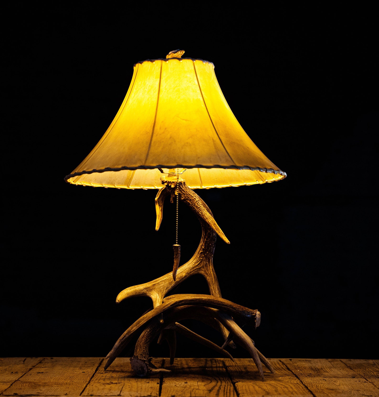 3-4 Whitetail Deer Antler Lamp large Rustic Country Home | Etsy