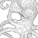 Octopus Colouring-in Image - Etsy
