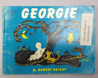 Vintage Children's Book Georgie's Halloween, Soft Cover Book Club Ed ...