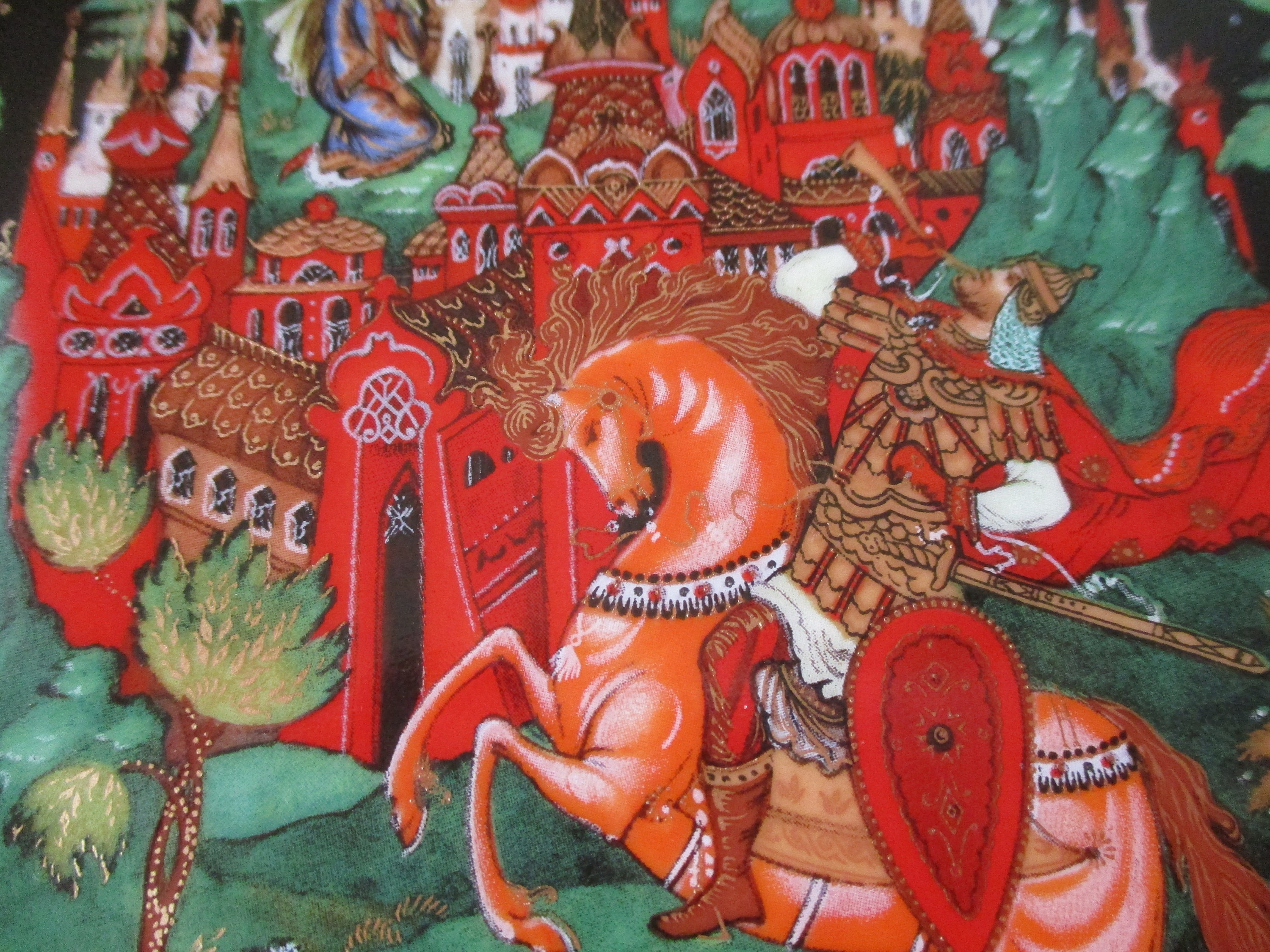 Russian Fairy Tale Plate by Bradford Exchange, Ruslan & Ludmila, 1988 ...