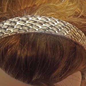 Cobra Snakeskin Head Band, Hair Band - Etsy