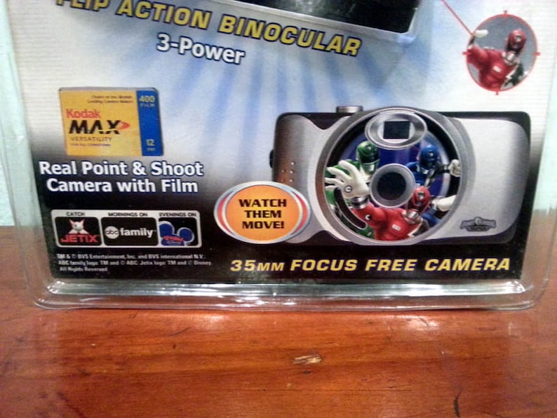 Power Rangers 35mm Film Camera Kit - Etsy