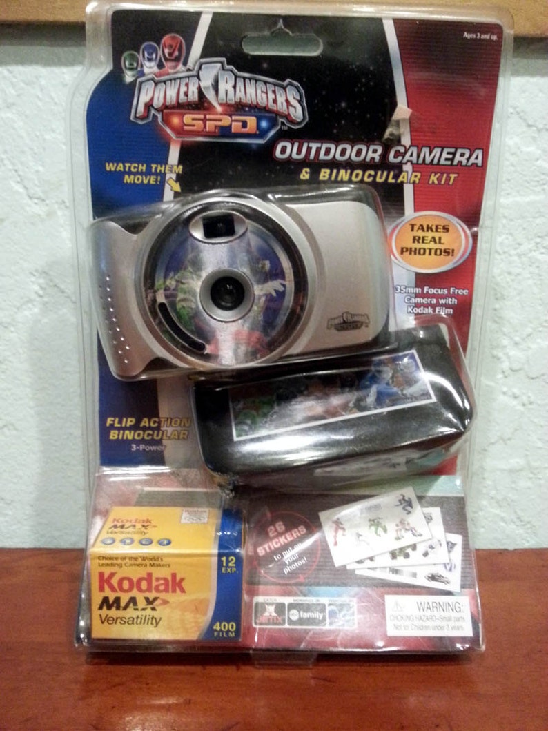 Power Rangers 35mm Film Camera Kit - Etsy