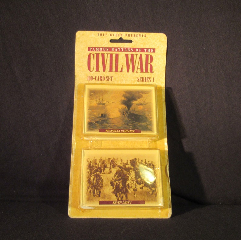Famous Battles of the Civil War Vintage 100 Card Set - Etsy