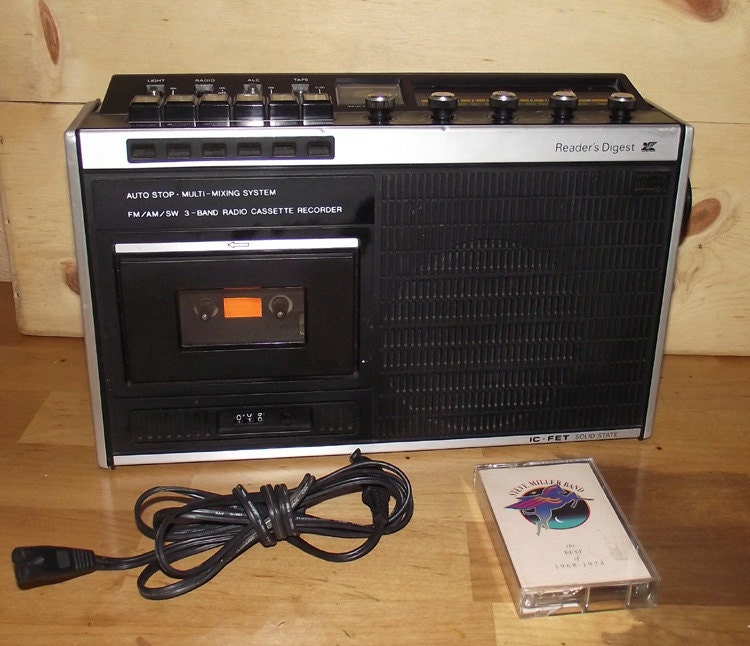 Portable 3 Band Radio Cassette Readers Digest RD 48 | Etsy