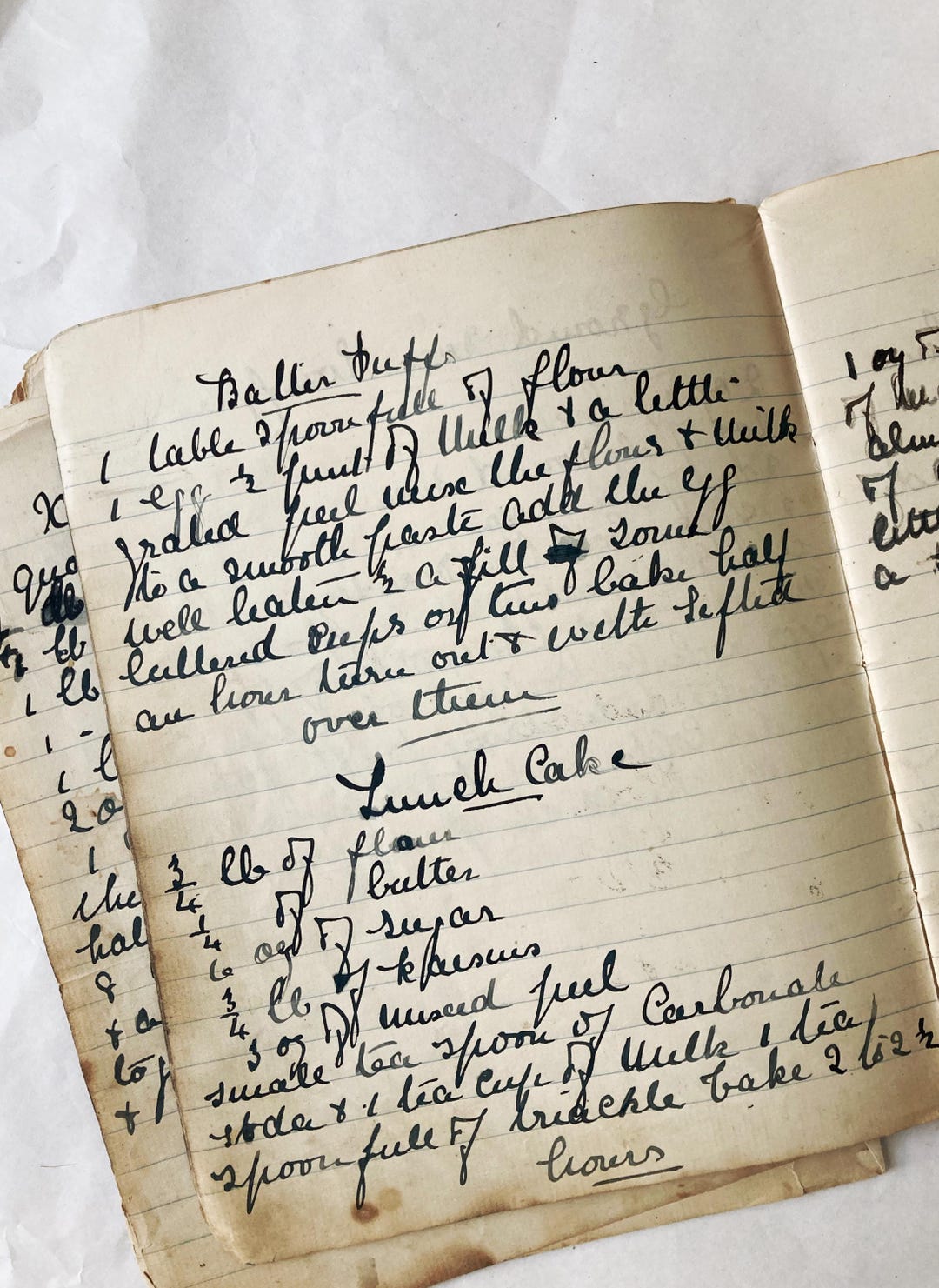 RARE Antique Hand Written Recipe Booklet - Etsy Australia