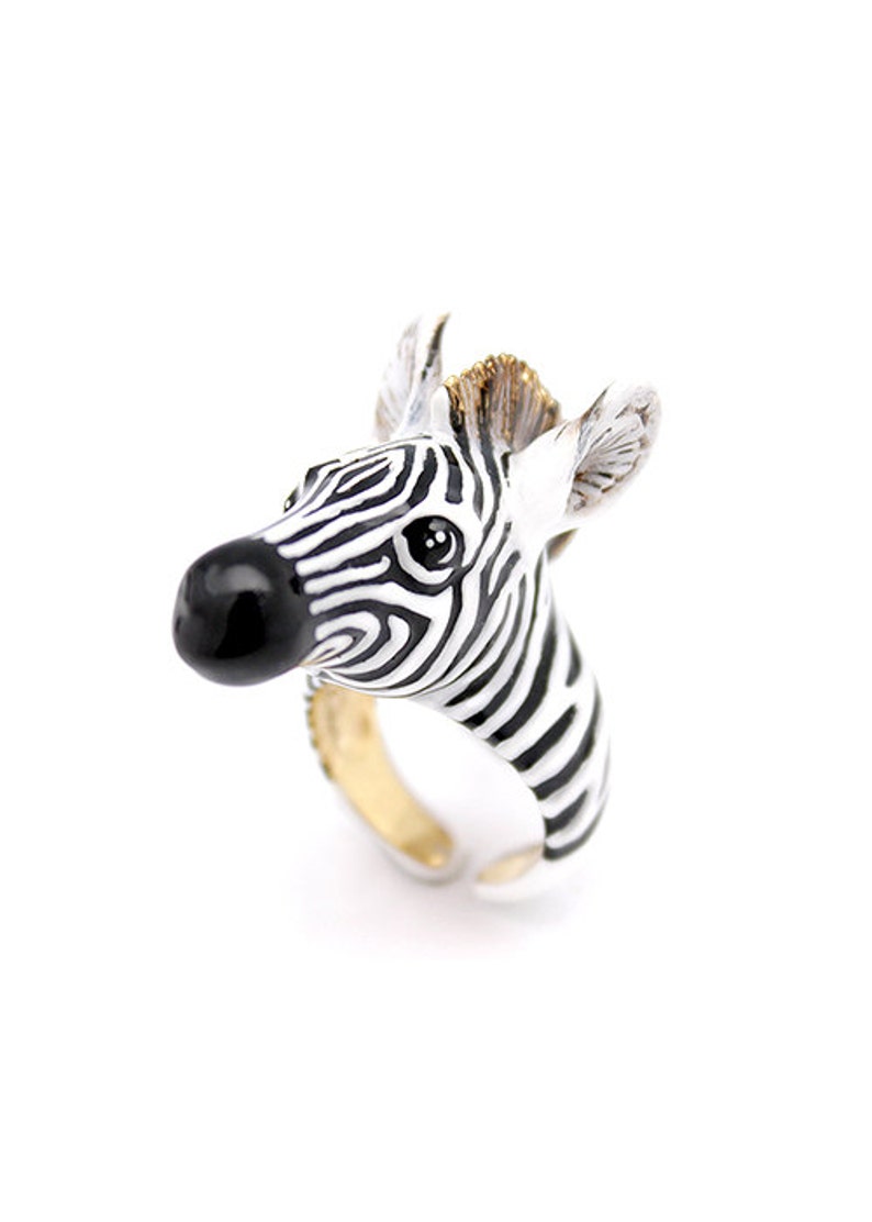 Frank Zebra Ring. Safarica Collection Safari Animal Ring | Etsy