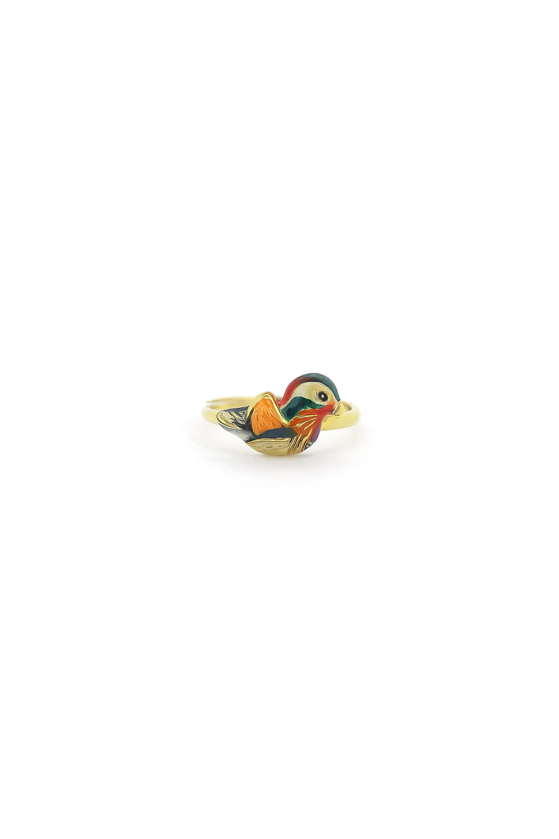 Mandarin Duck Family Stacking Ring Mandarin Duck Sterling - Etsy