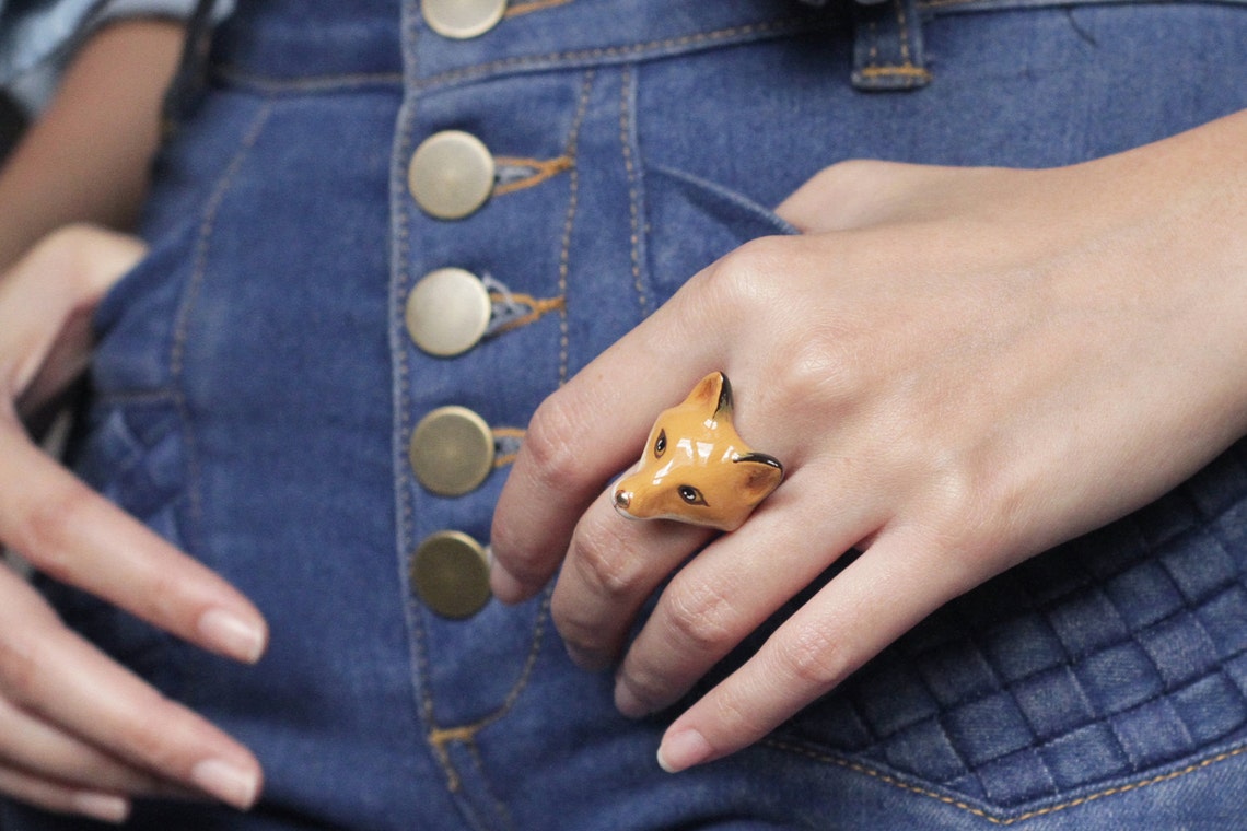 Fox Ring Red Fox Ring Woodland. - Etsy