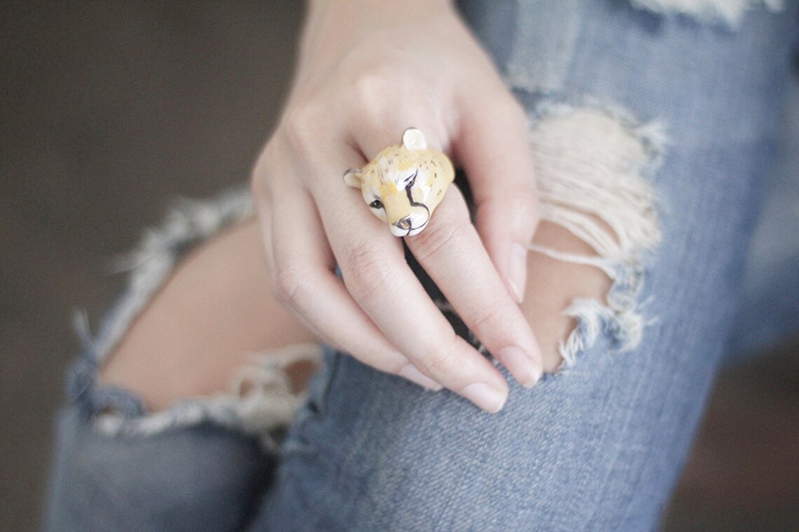 Cheetah Ring - Etsy