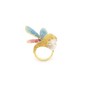 Fairy Ring , Fairy Jewelry, Fairy Tales, Enamel Jewelry, Handmade ...