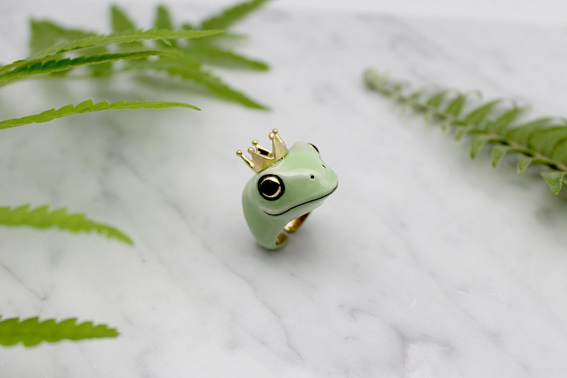 Frog Prince Ring Frog Ring Original. - Etsy Canada