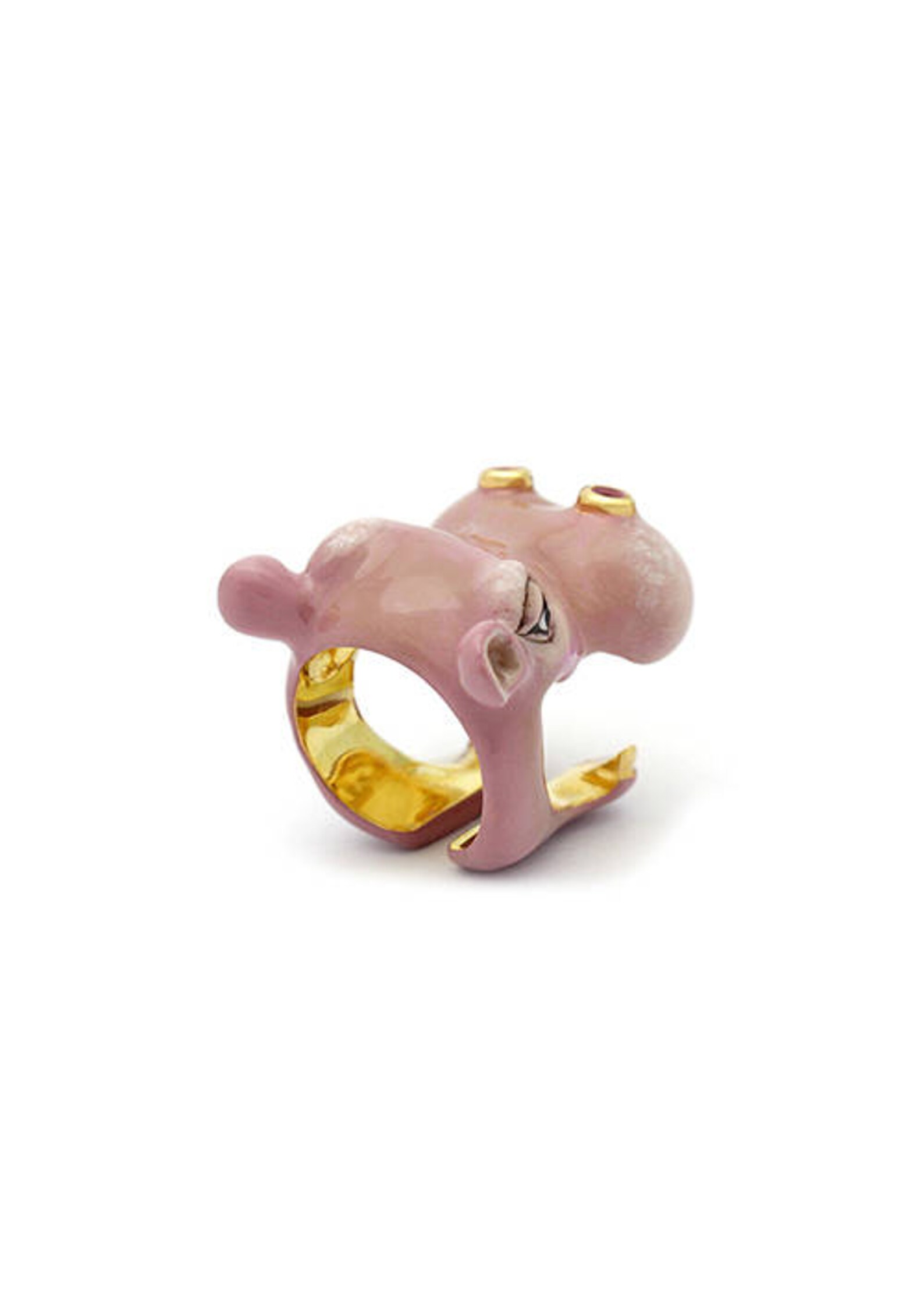 Happy Hippo Ring Ring. Safarica Collection. Hippopotamus - Etsy