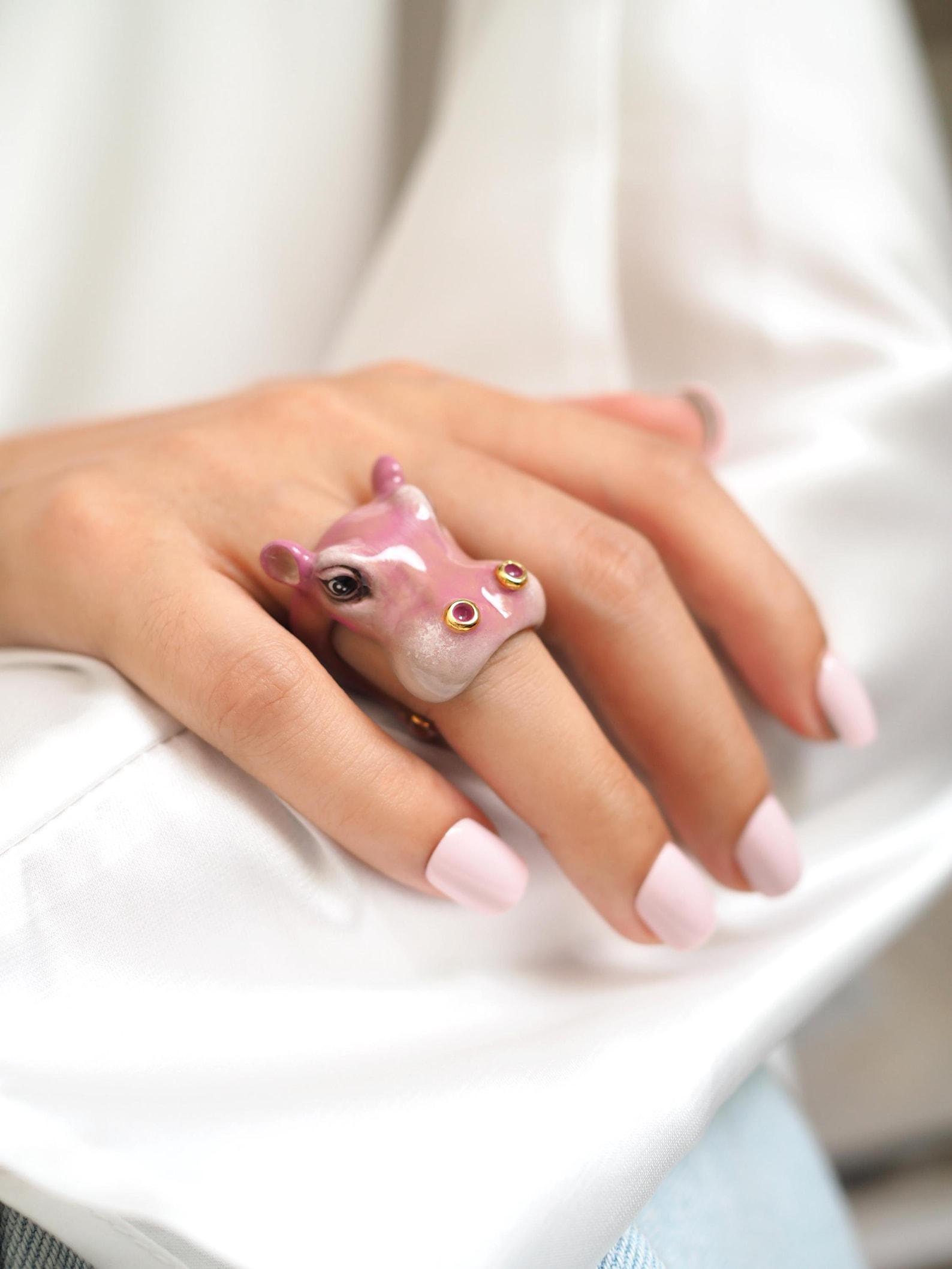 Happy Hippo Ring Ring. Safarica Collection. Hippopotamus - Etsy
