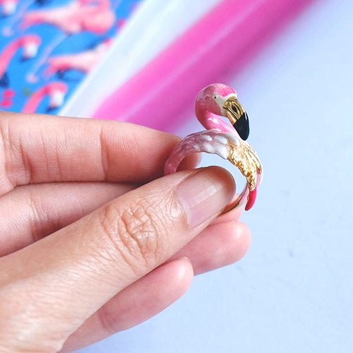 Flamingo Ring - Etsy