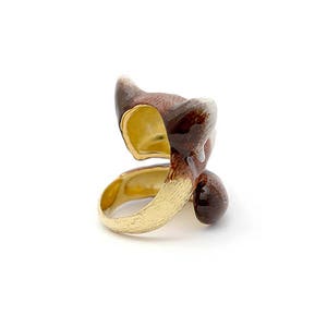 Raph Red Panda Ring . Handcrafted Enamel ,red Panda Ring ...
