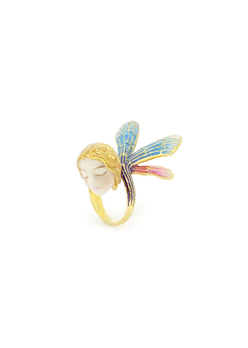 Fairy Ring Fairy Jewelry Fairy Tales Enamel Jewelry - Etsy