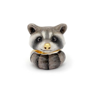 Rocky Raccoon Ring, Handcrafted Enamel, Raccoon, Raccoon Ring, Unique ...