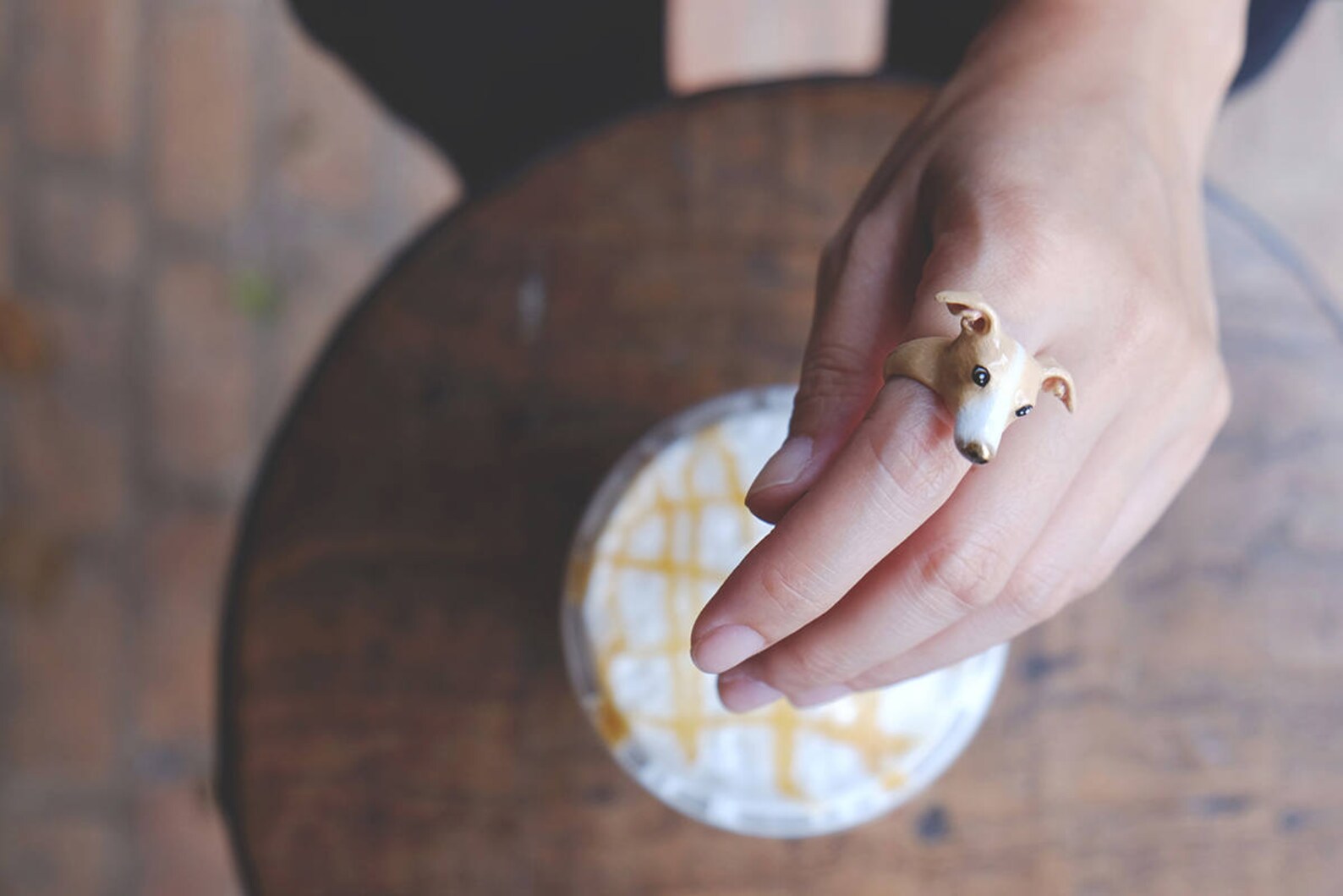 Onetwo Italian Greyhound Ring Fawn Iggy Italian Greyhound | Etsy