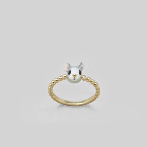 Rat Ring Chinese Zodiac Animals. Sign Zign Collection - Etsy