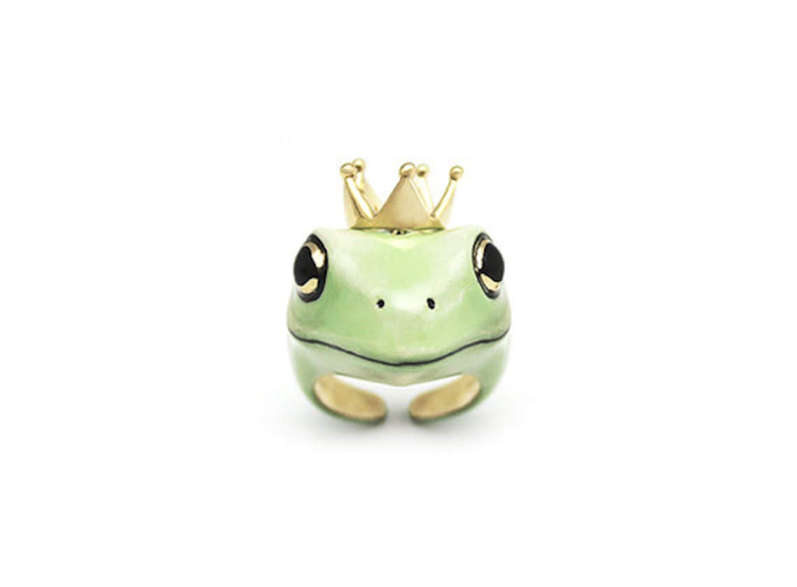 Frog Prince Ring Frog Ring Original. - Etsy