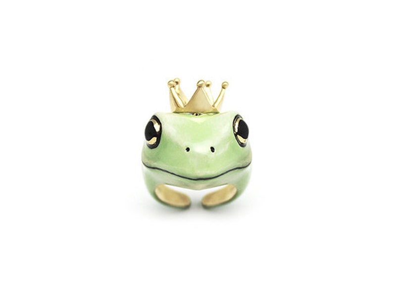 Frog Prince Ring Frog Ring Original. - Etsy