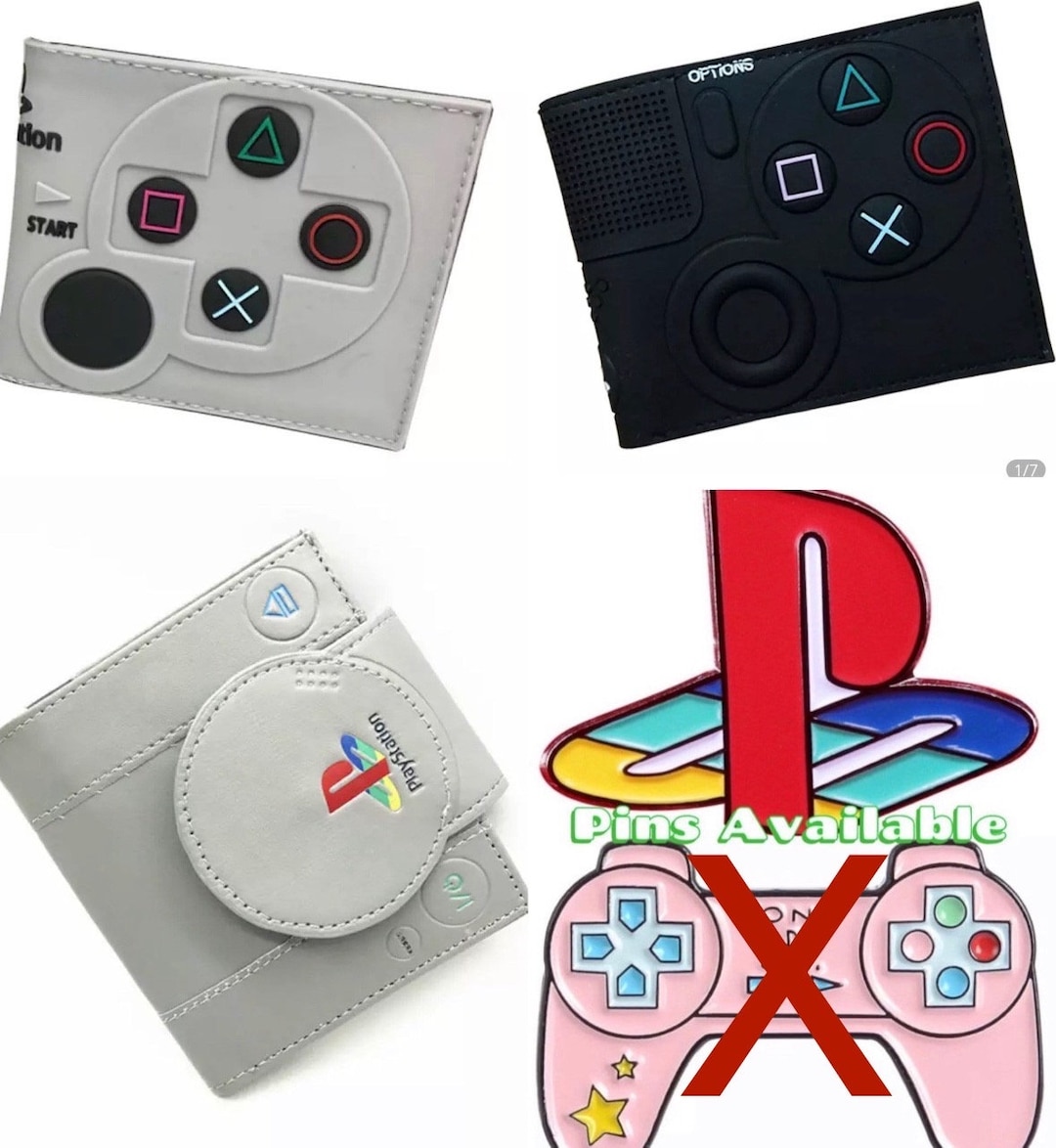 Playstation Wallet Pin Set - Etsy