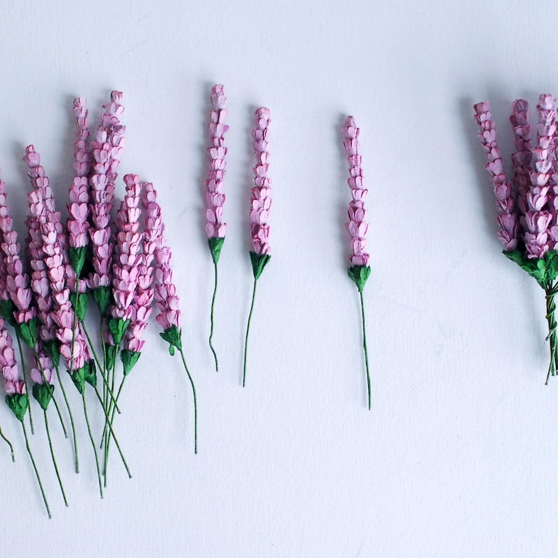 Purple Paper Flowers - Etsy