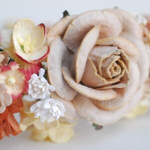 Paper Flower, Crown, Headband, Wedding Flower Crown, DIY Party, Roses ...