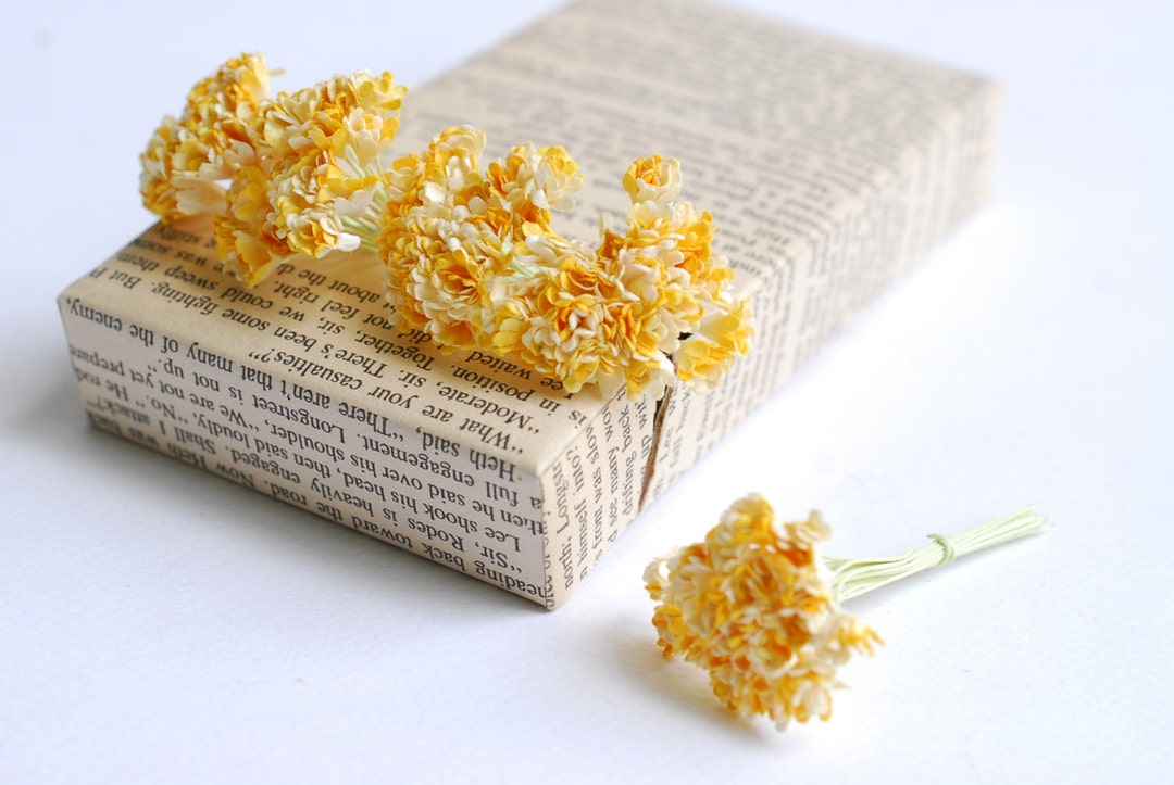 Paper Flower, Baby Breath, Yellow-white Color. - Etsy