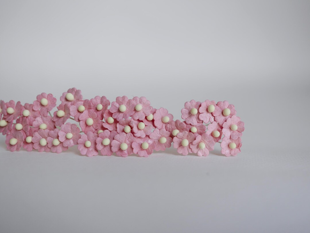 Paper Flower, 100 Pcs. Paper Flowers Supplies; Small Flowers, Creeping ...