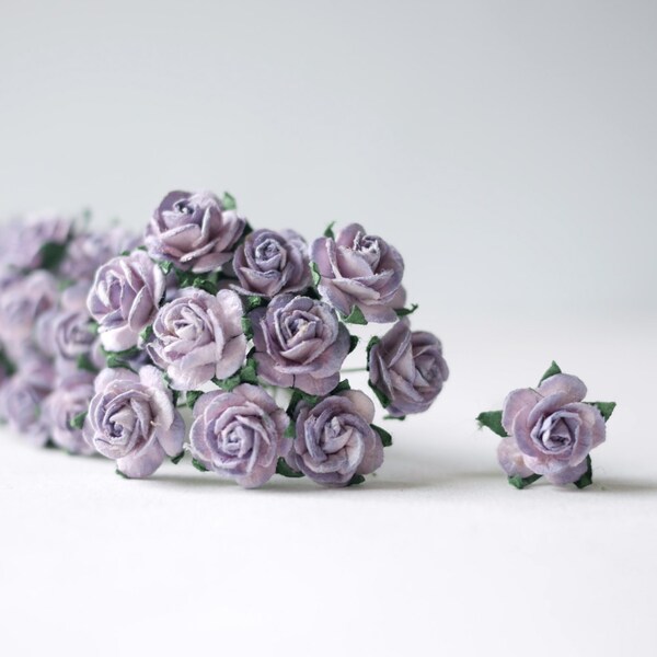 Purple Paper Flowers - Etsy