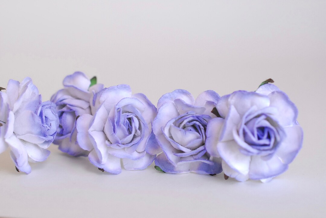 Handmade Pale Blue Paper Roses: DIY Floral Centerpieces (25 Pieces) - Etsy
