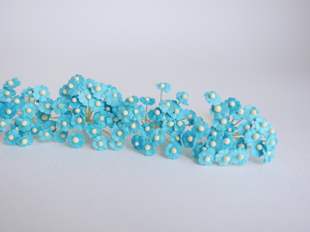 Paper Flower, 100 Pcs. Paper Flowers Supplies; Small Flowers, Creeping ...