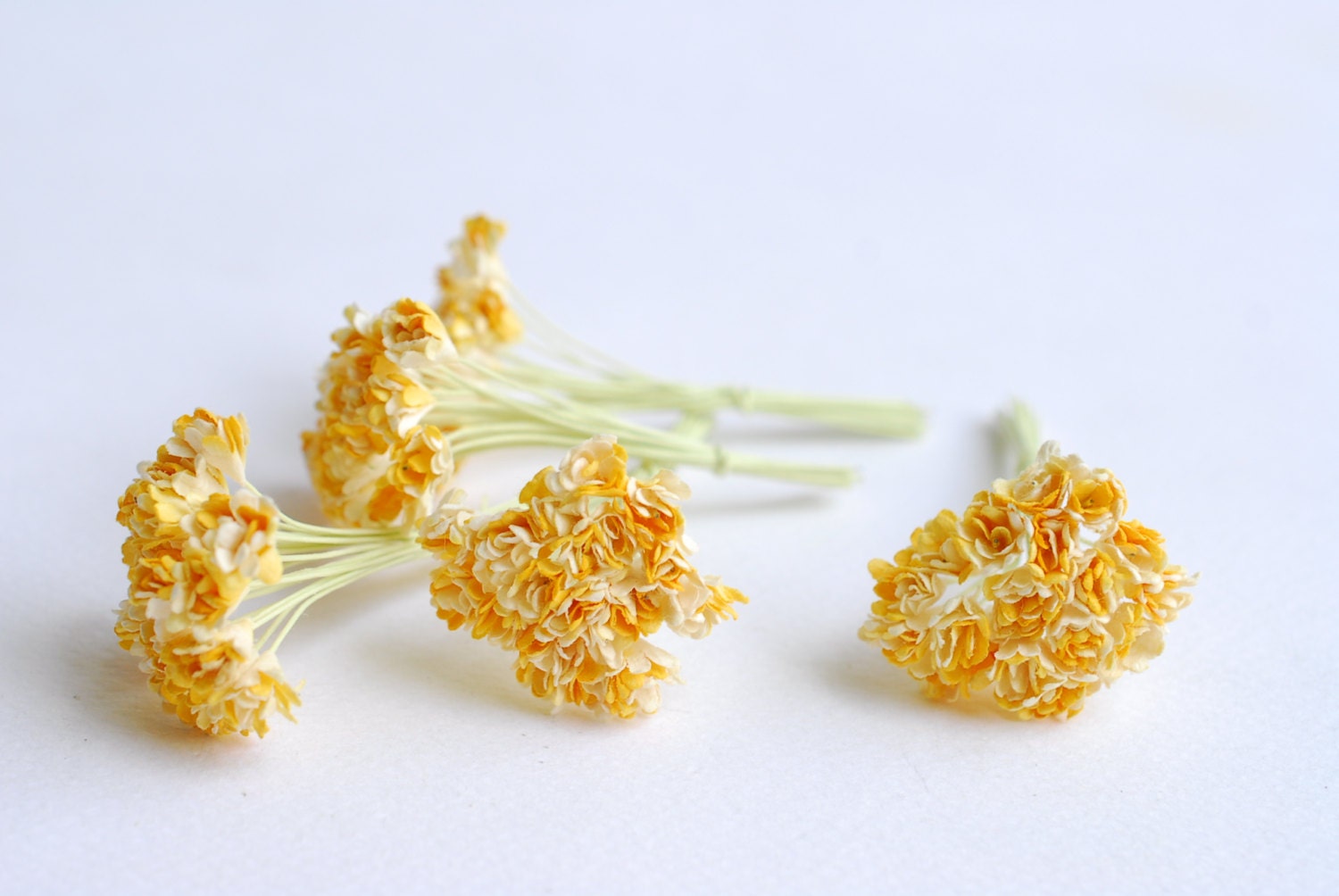Paper Flower, Baby Breath, Yellow-white Color. - Etsy